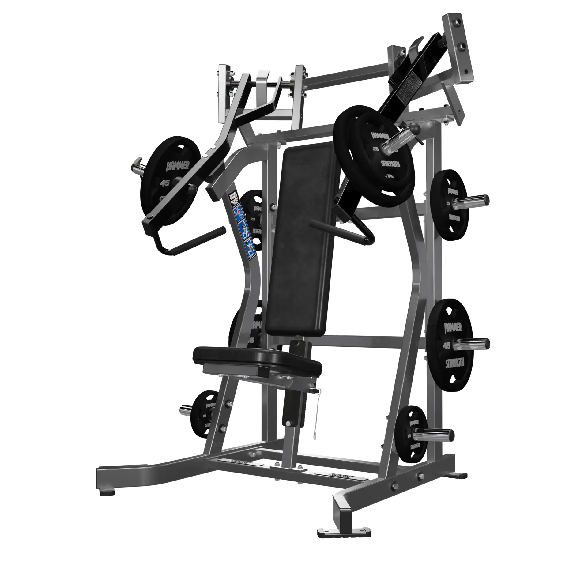Iso-Lateral Incline Press (Horizontal Handles) - Plibona